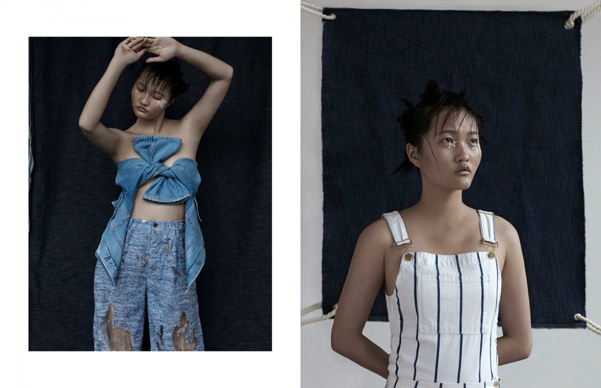 black hair, blue jeans | Schön! Magazine