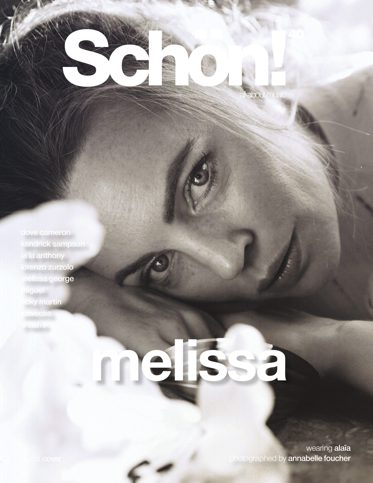 Schön! 40 digital cover | melissa george | Schön! Magazine