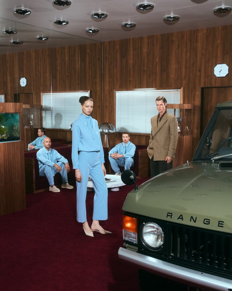 range rover x nuova | a time-travelling installation lands in milan ...