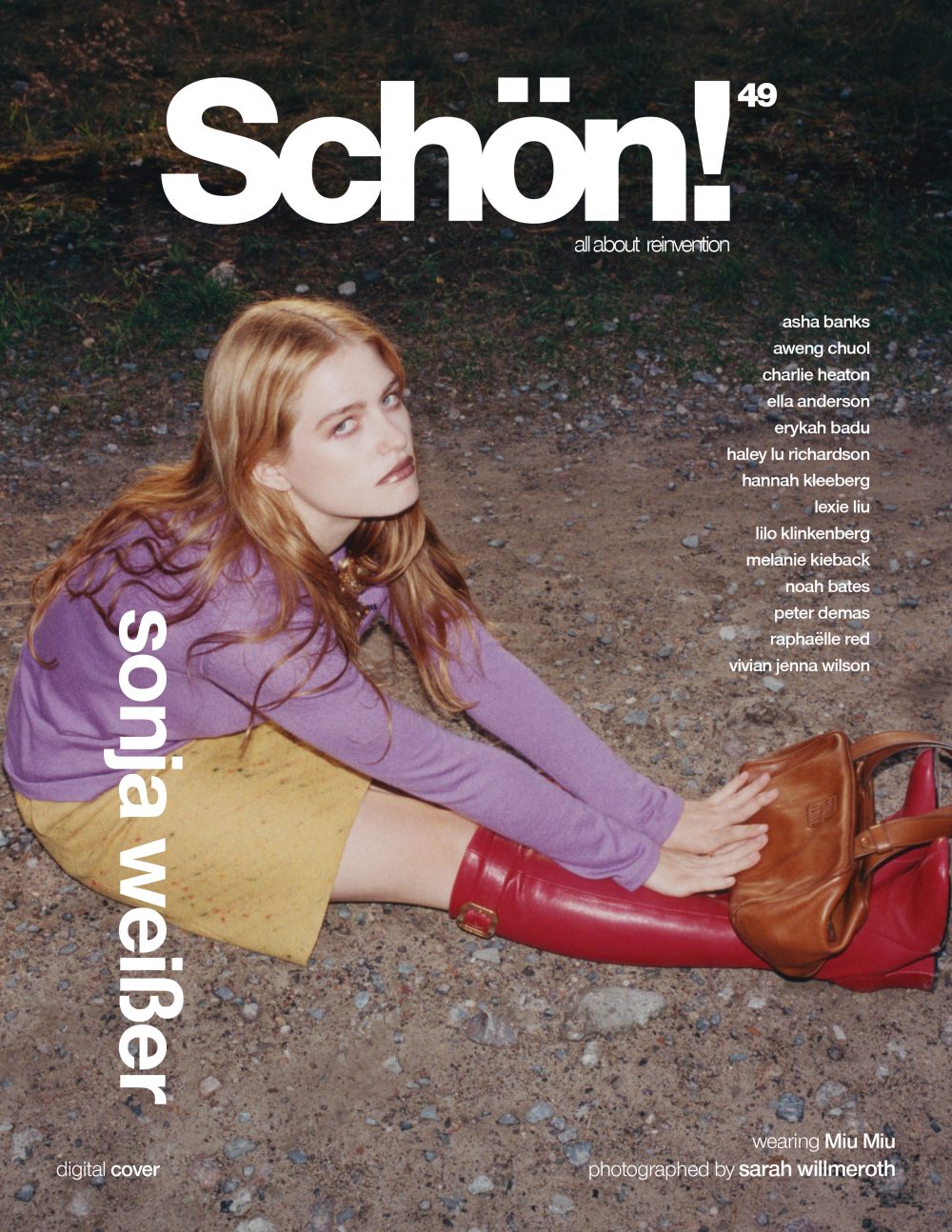Schön! 49 | sonja weißer in Miu Miu | Schön! Magazine